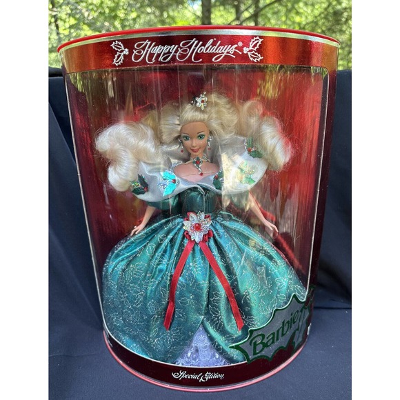 Barbie | Toys | Rare New Barbie Happy Holidays Special Edition Doll ...